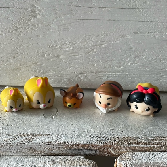 Disney | Toys | Disney Bambi Snow White Tsum Tsum Vinyl Figurine Lot ...
